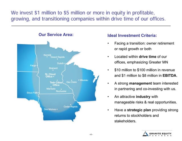 Granite Equity Partners: Introduction & Orientation | PPT