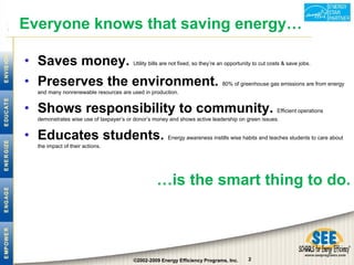 Schools for Energy Efficiency Program | PDF