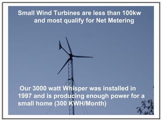 Small Wind 101: An Overview of Small-Scale Wind Electric Systems | PDF