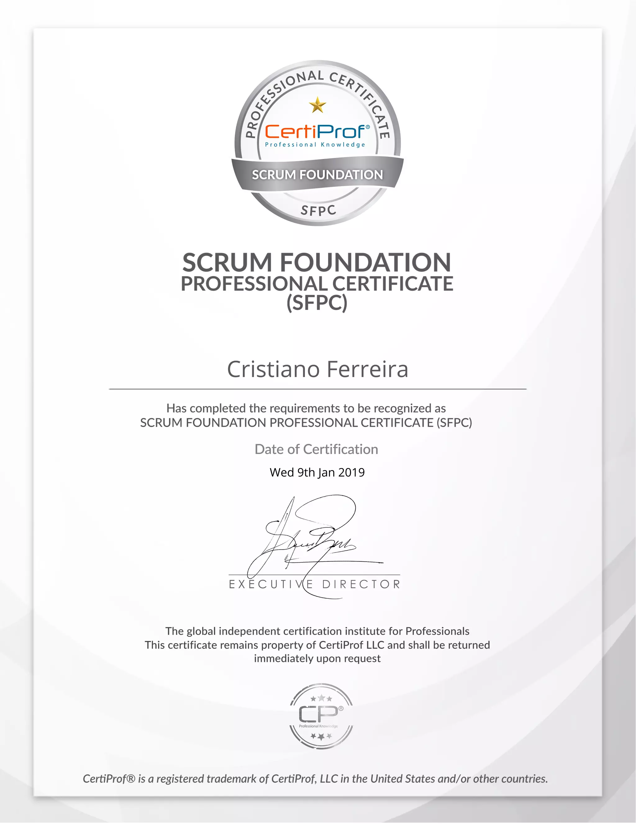 Scrum Foundation Professional Certificate (SFPC) | PDF