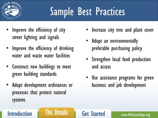 MN GreenStep Cities: Implement Proven Sustainability Best Practices in ...