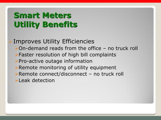Smart Meter Basics and Benefits | PDF