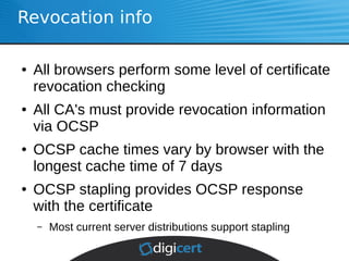 Certificates, Revocation and the new gTLD's Oh My! | PDF