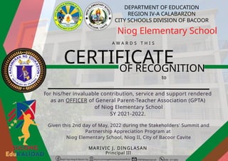 certificate of recognition teachers SUMMIT.pptx