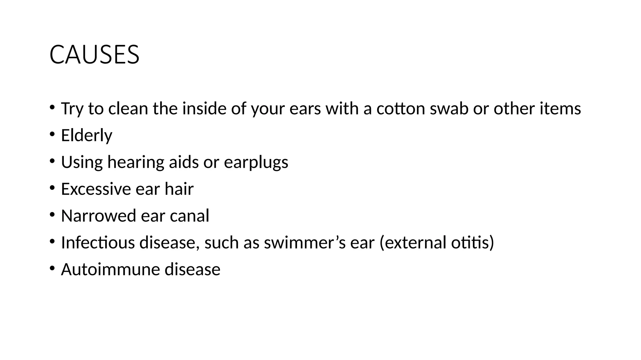 conditions of the external ear cerumen impaction | PPTX