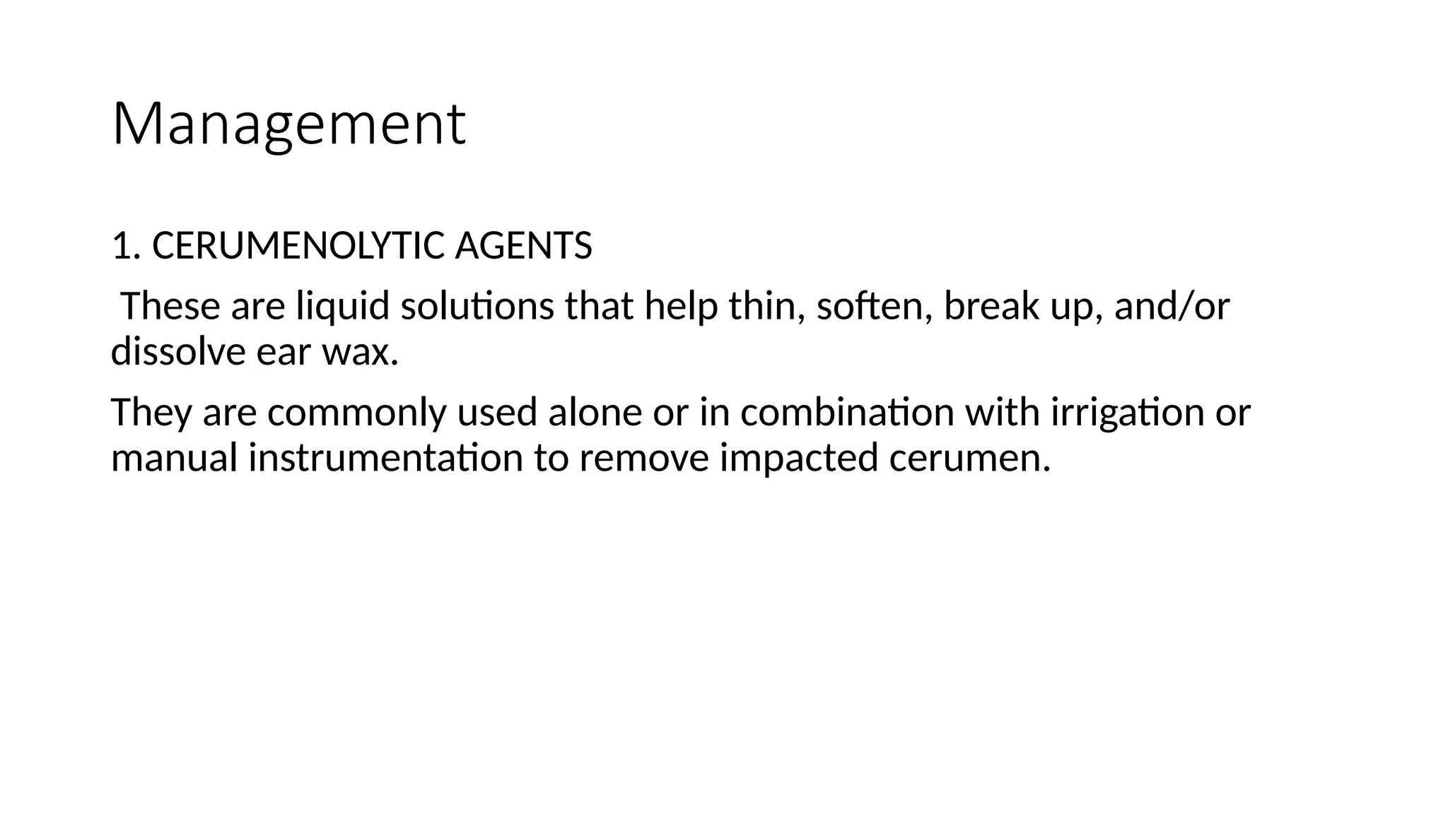 conditions of the external ear cerumen impaction | PPTX