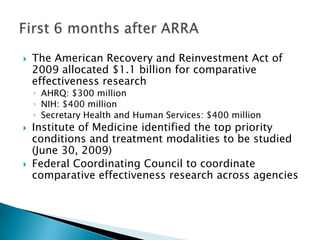 Comparative Effectiveness Research | PPTX