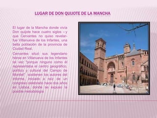 Cervantes y don quijote | PPTX