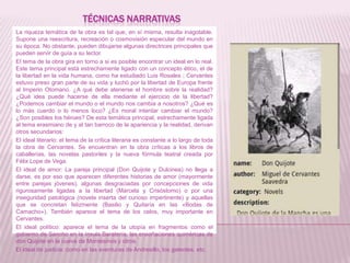 Cervantes y don quijote | PPTX