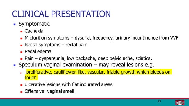 CERVICAL-CANCER-introduction, screening and prevention | PPTX