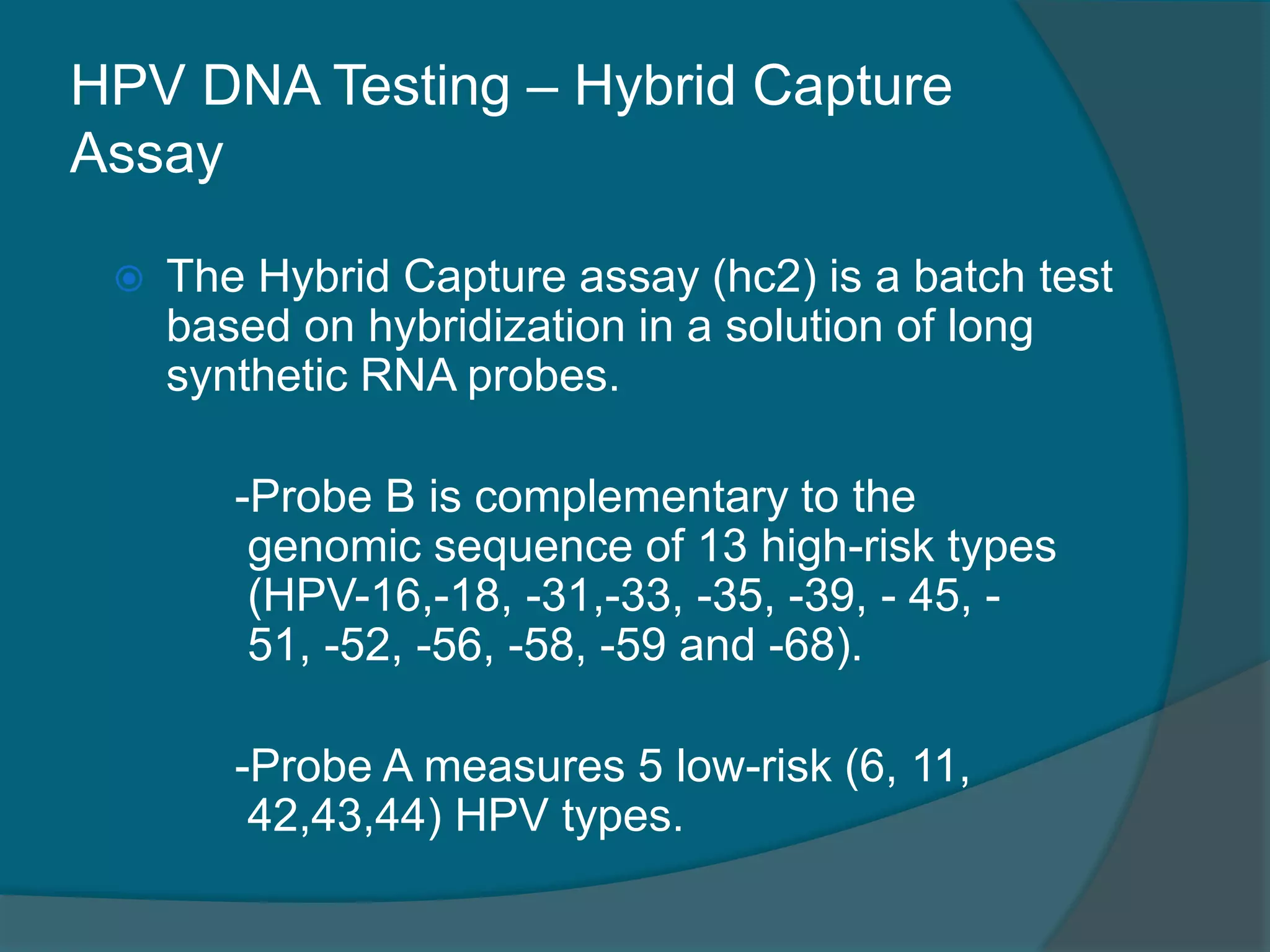 Cervical cancer screening modalities | PPTX