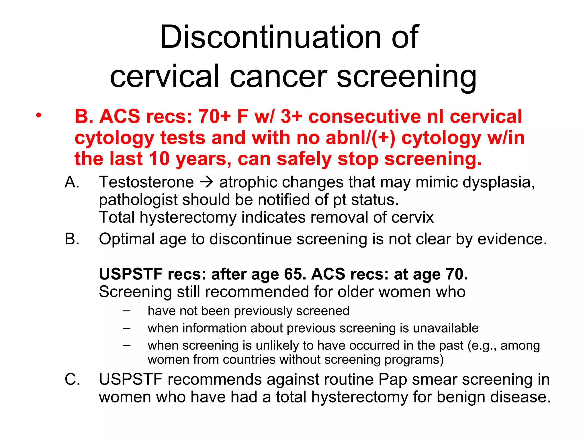 Cervical Cancer Screening | PPT