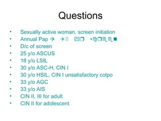 Cervical Cancer Screening | PPT