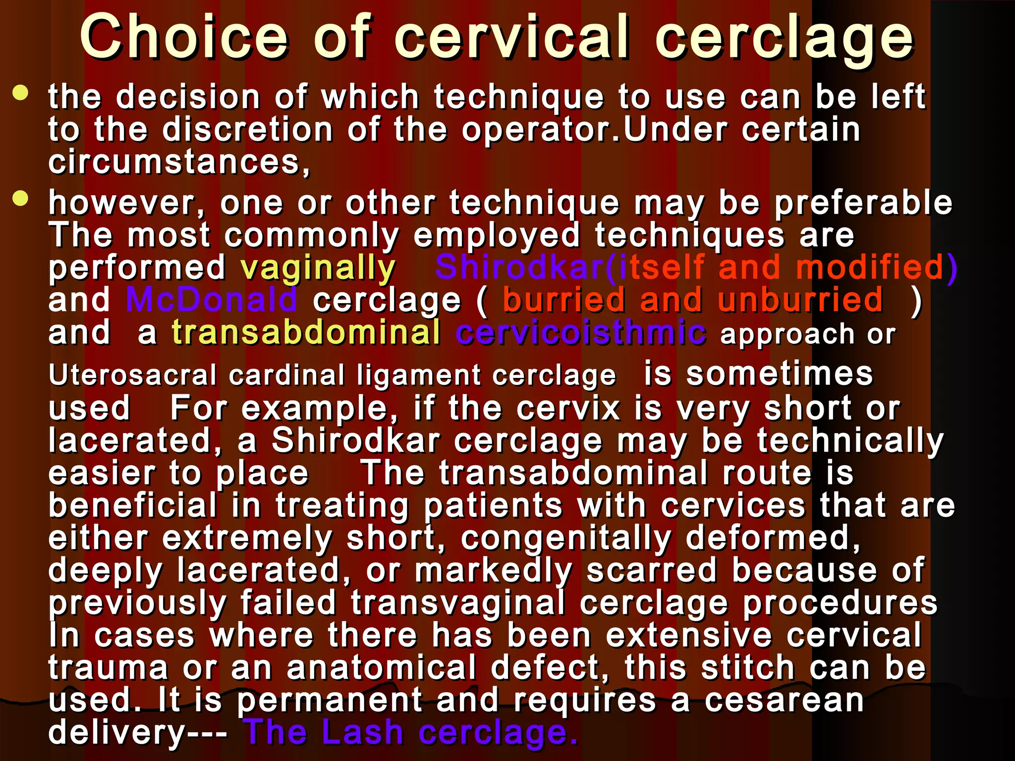 Cervical incompetence | PPT