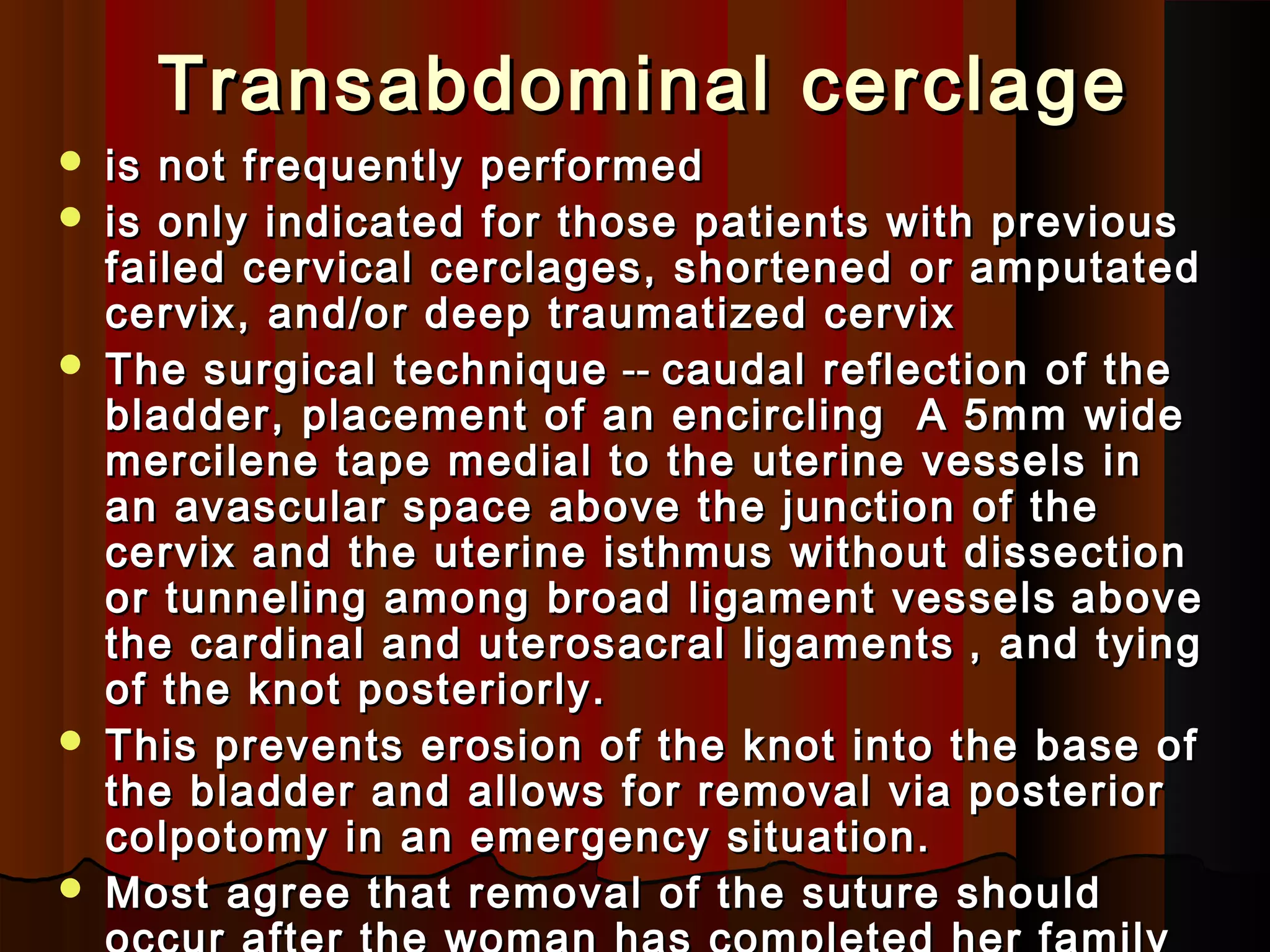 Cervical incompetence | PPT
