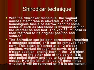 Cervical incompetence | PPT