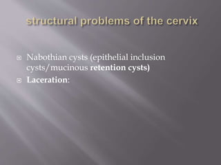 Cervical anatomy & pathology | PPTX