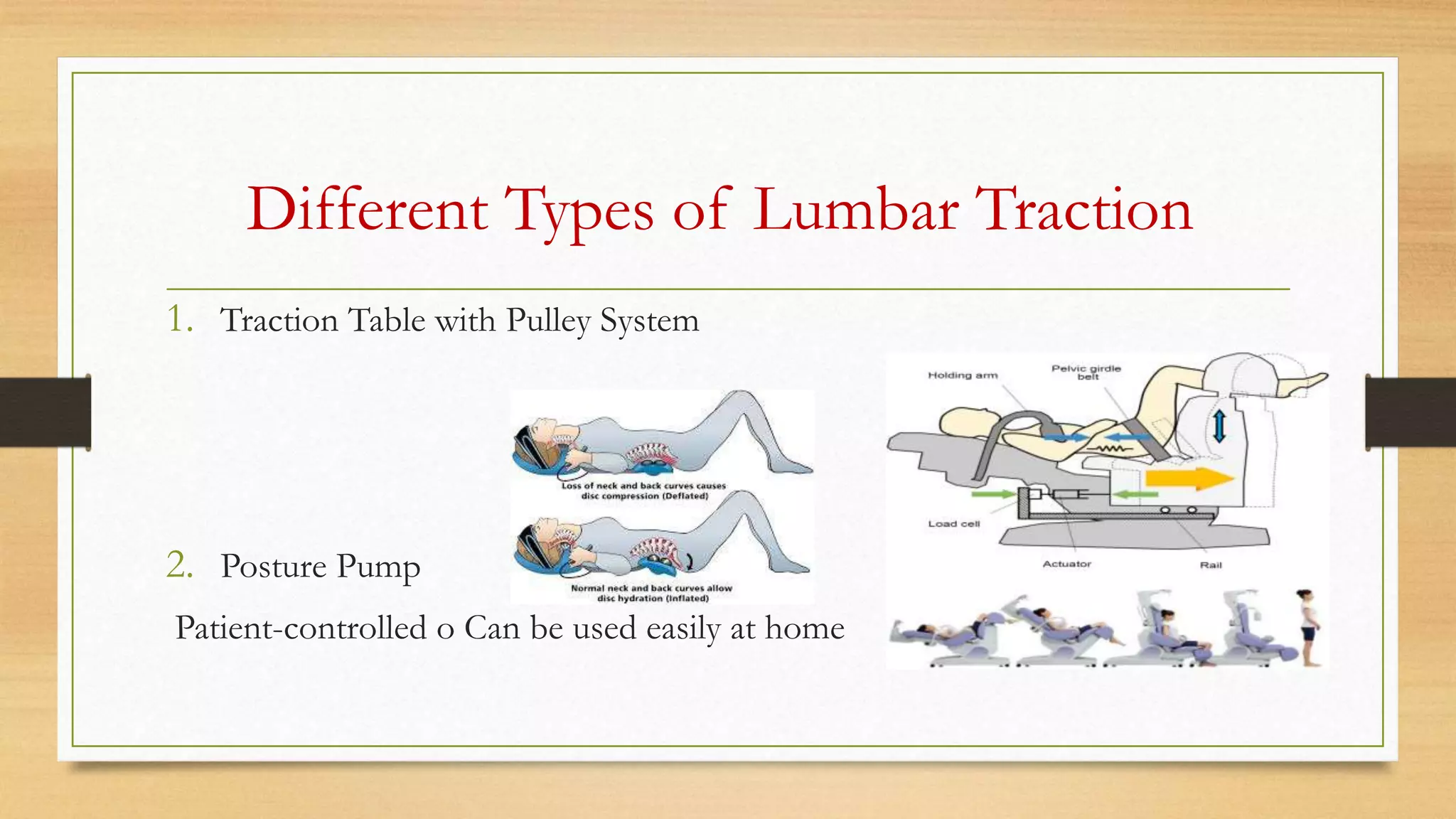 Cervical and Lumbar Traction | PPTX