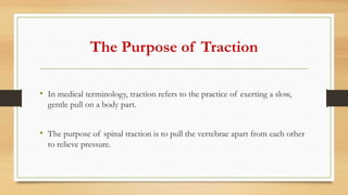 Cervical and Lumbar Traction | PPTX