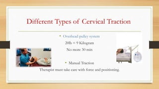 Cervical and Lumbar Traction | PPTX