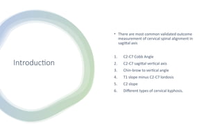 Cervical angle about line in cervical based on a journal i found.pptx