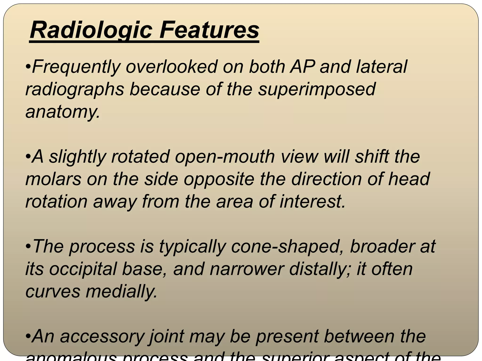 Congenital anomalies and Normal skeletal variants- Cervical spine | PPT