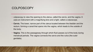 Cervical biopsy procedure | PPTX
