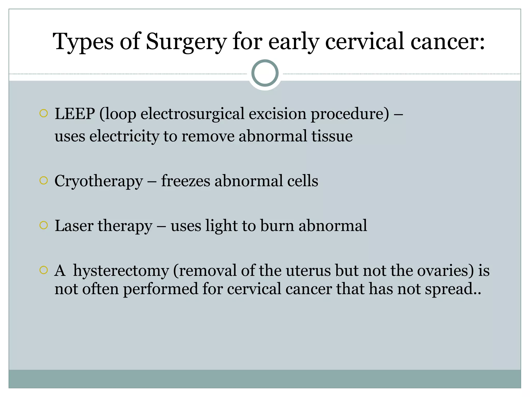 Cervical Cancer | PPT