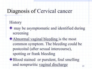 cervical cancer.ppt by Dr. Rabirra Waktola | PPT