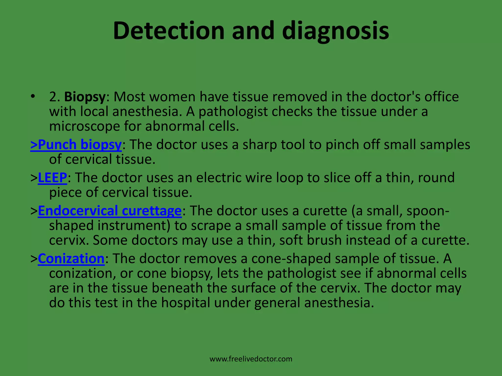 Cervical cancer | PPTX
