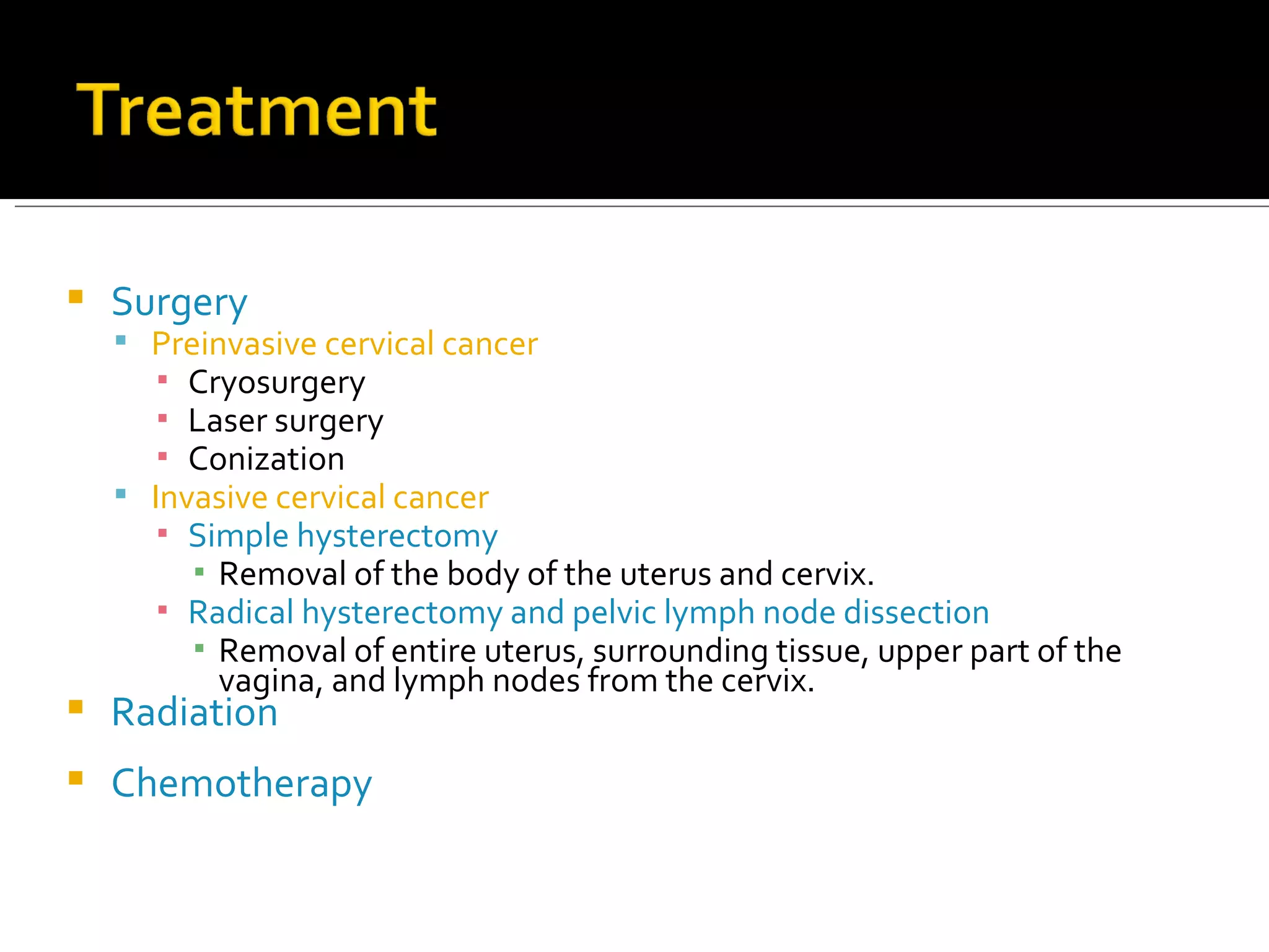 Cervical cancer | PPT