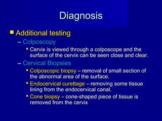 Cervical cancer | PPT | Cancer | Diseases and Conditions