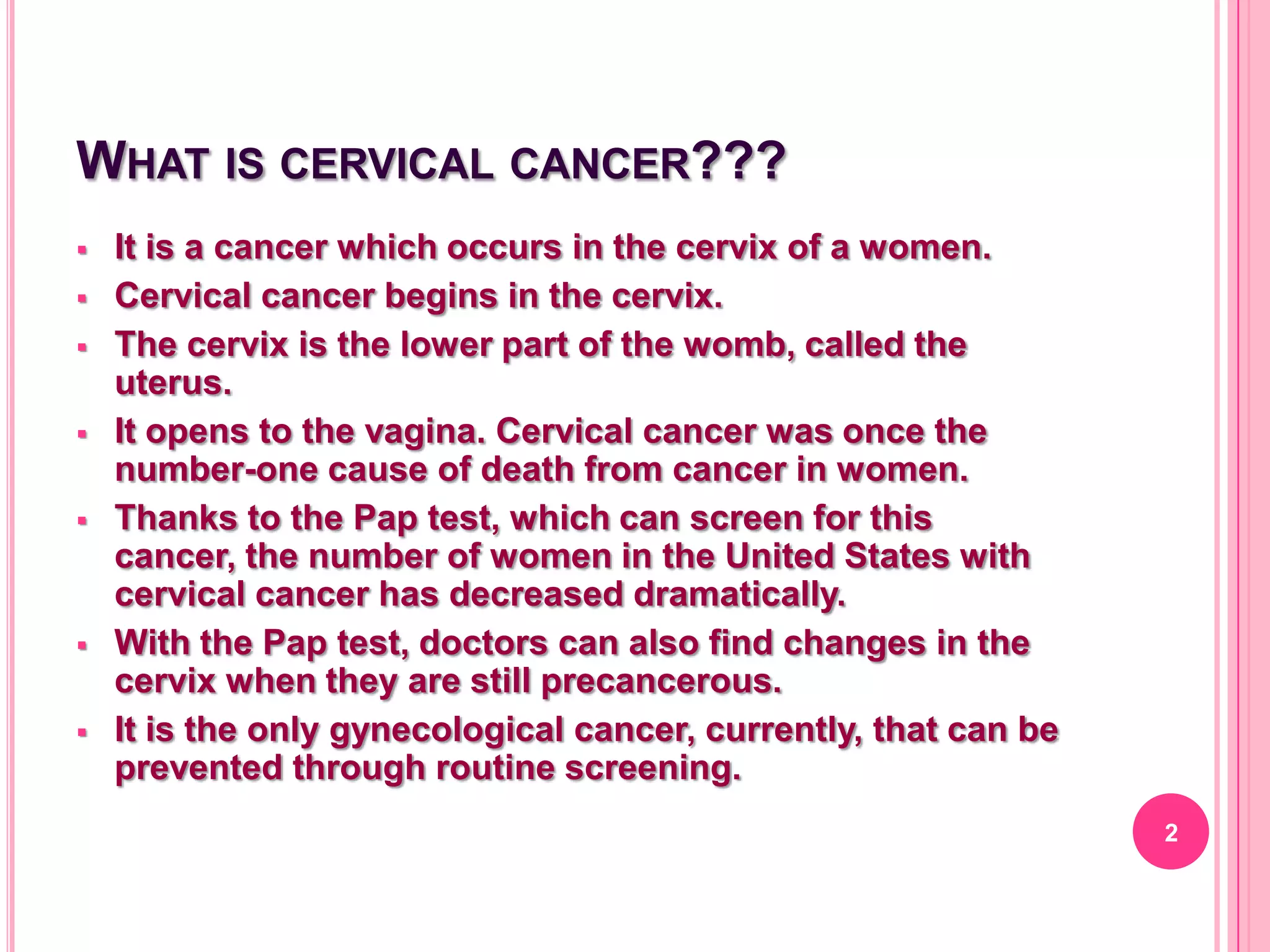 Cervical Cancer Awarness!!!! | PPT