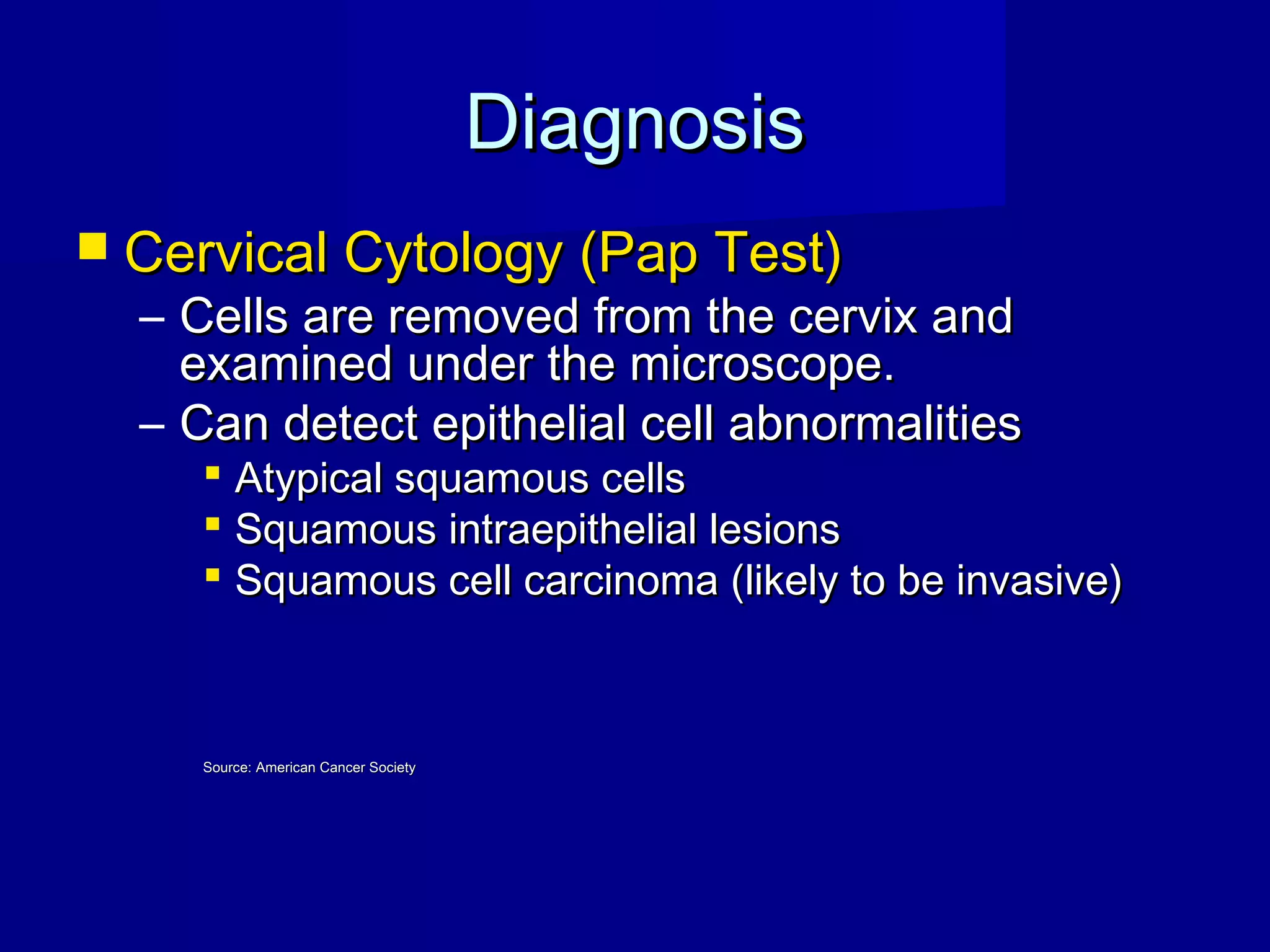 Cervical cancer | PPT