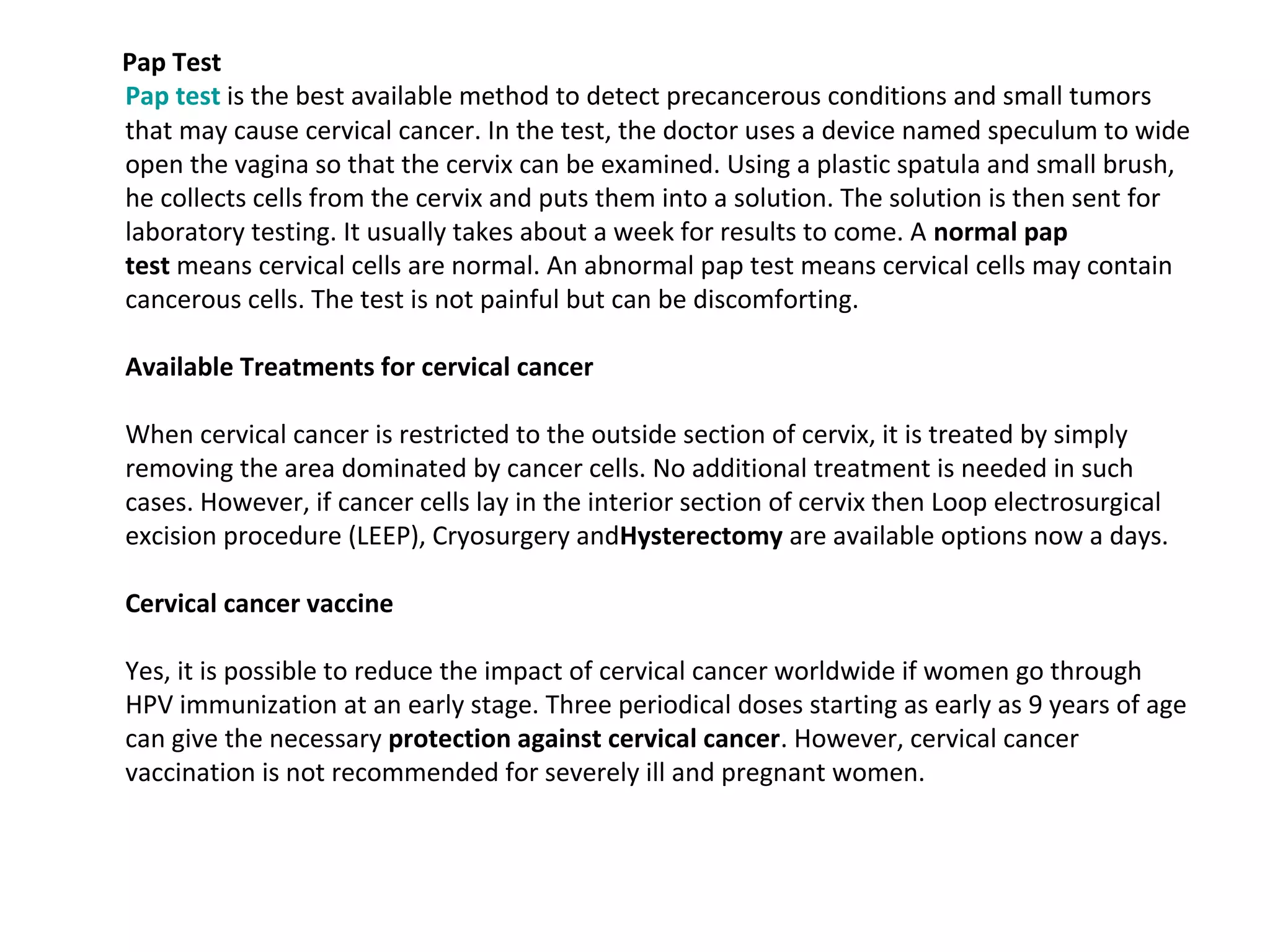 Cervical cancer | PPT