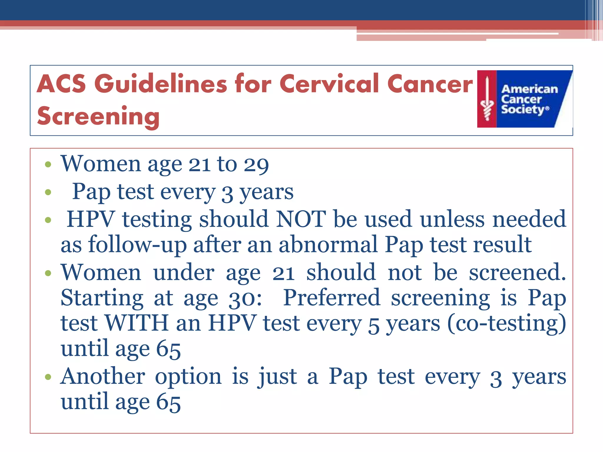 Cervical cancer | PPTX