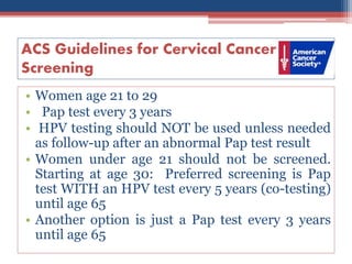 Cervical cancer | PPTX