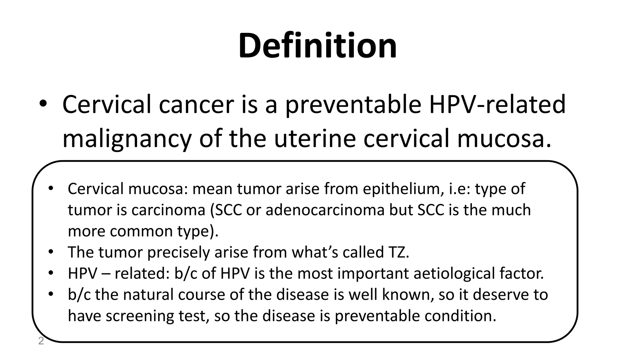 Cervical cancer | PDF
