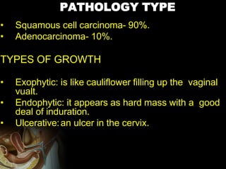 Cervicalcancer 180428125921-converted - copy final | PPTX