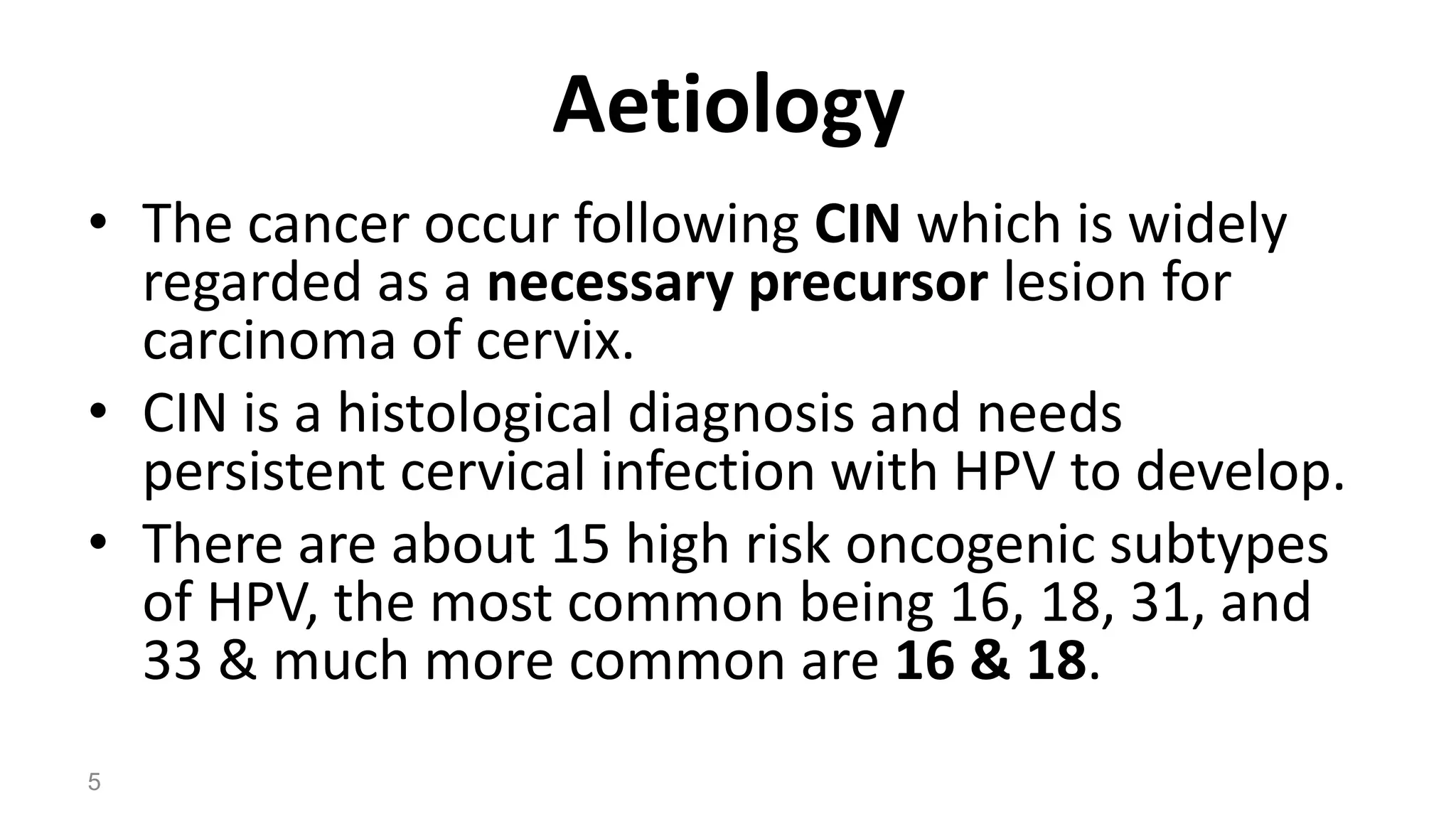 Cervical cancer | PPT