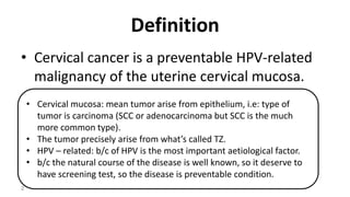 Cervical cancer | PDF