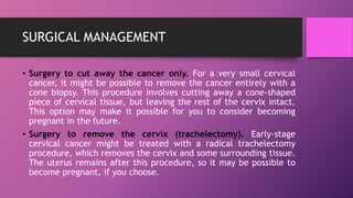 Cervical cancer | PPTX