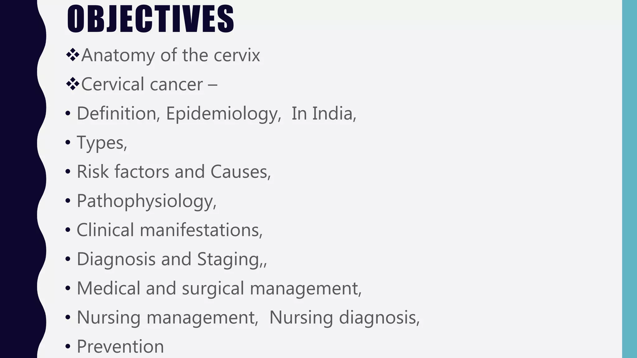 Cervical cancer | PPTX