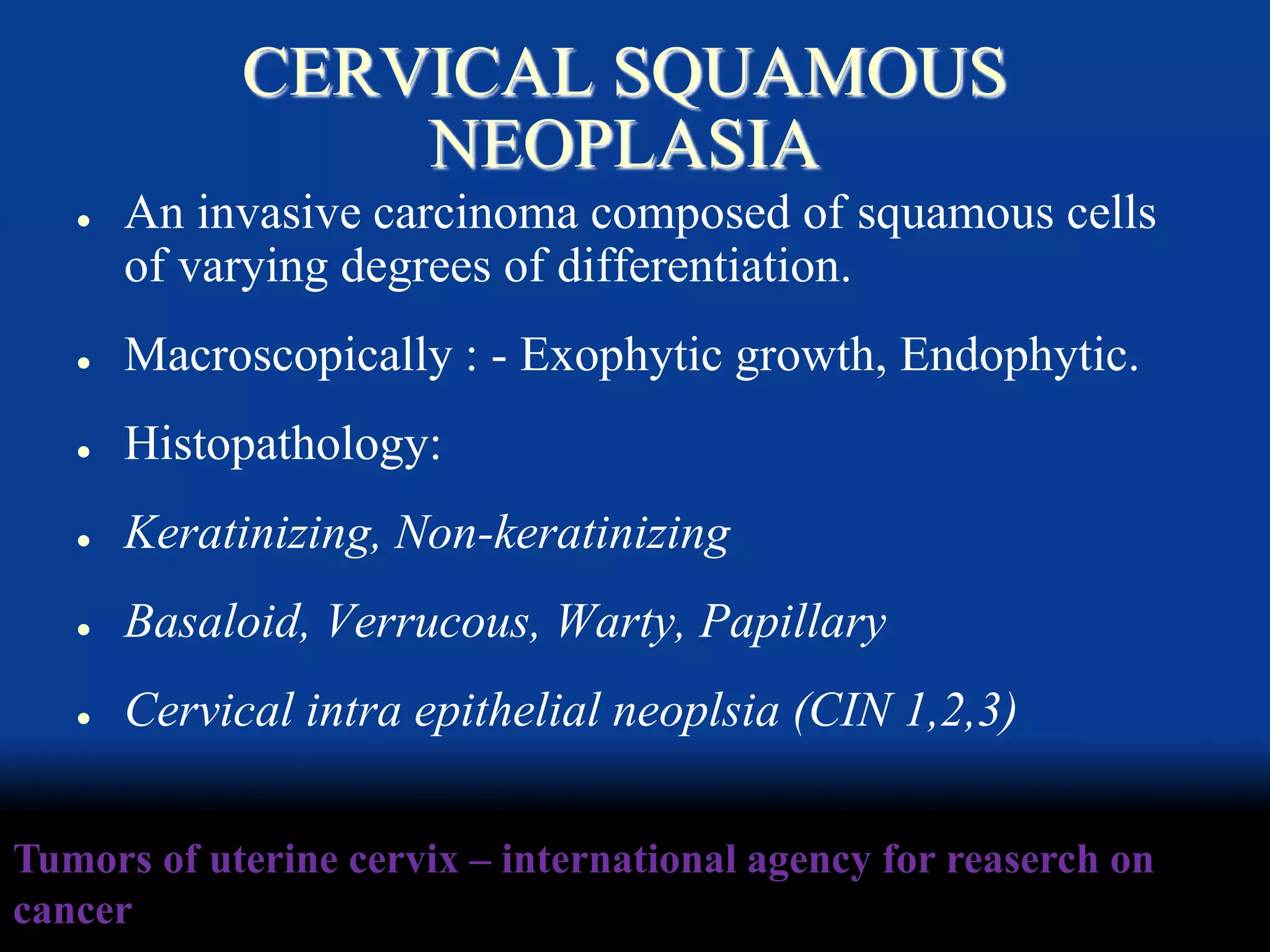 Cervical cancer | PPTX
