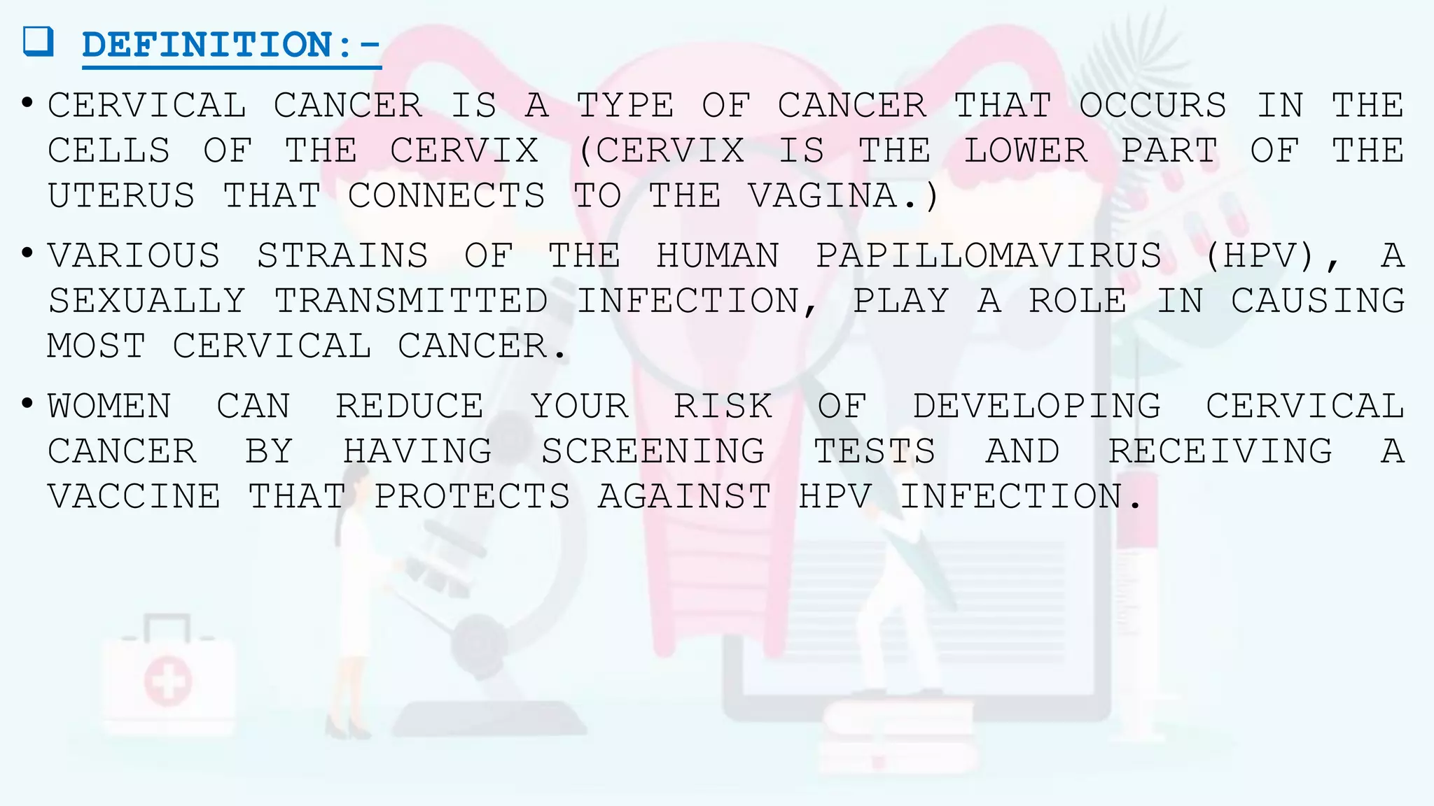 Cervical cancer | PPT