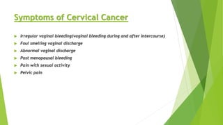 Cervical cancer | PPTX