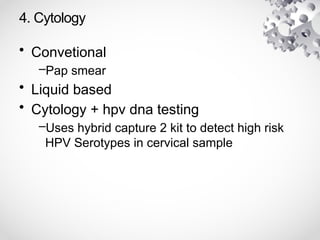 CERVICAL_CANCER.power point presentation. | PPTX | Reproductive Health ...