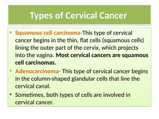 cervical cancer.pptx By lalit singh Chouhan | PPT