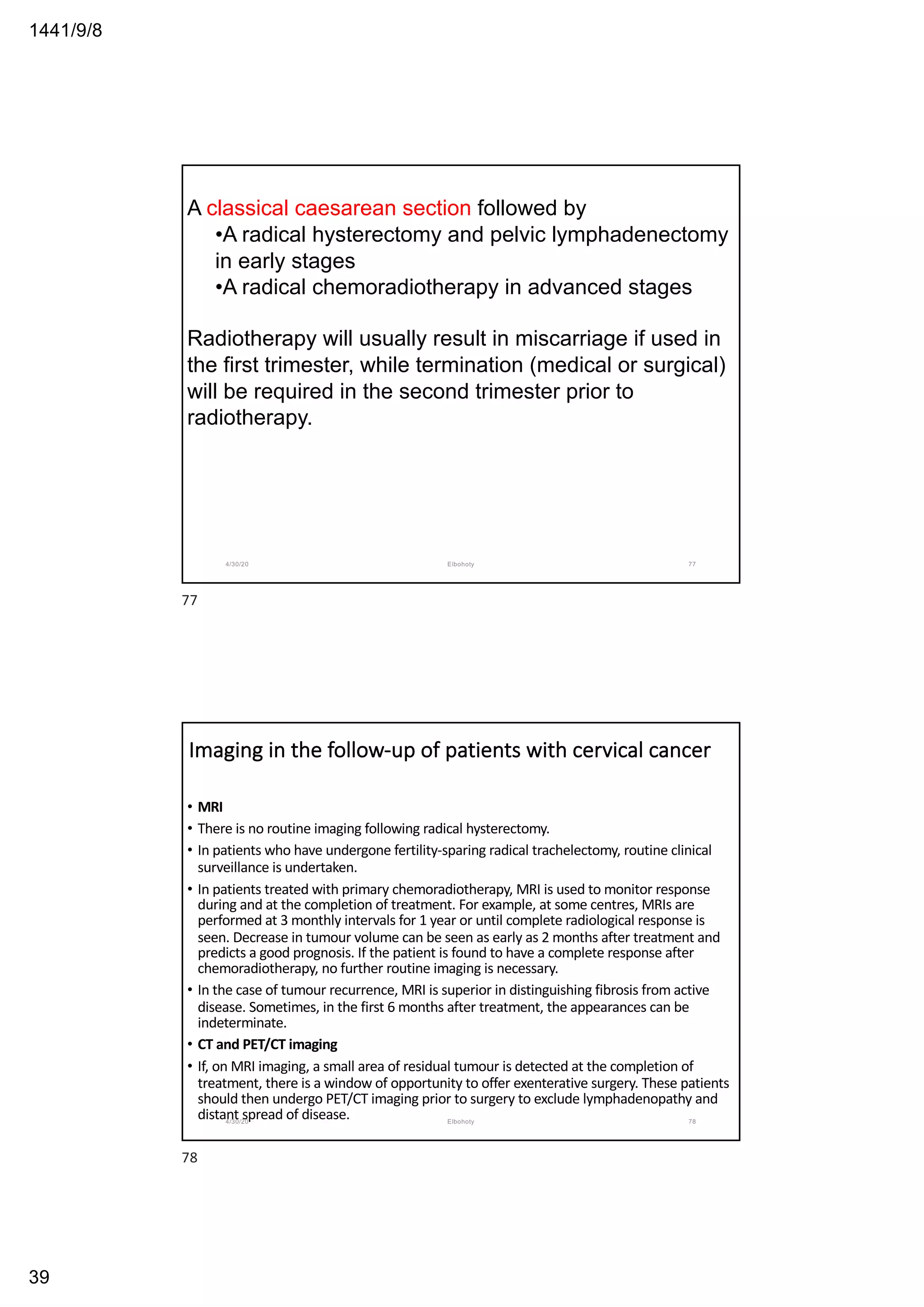 Cervical cancer1 | PDF