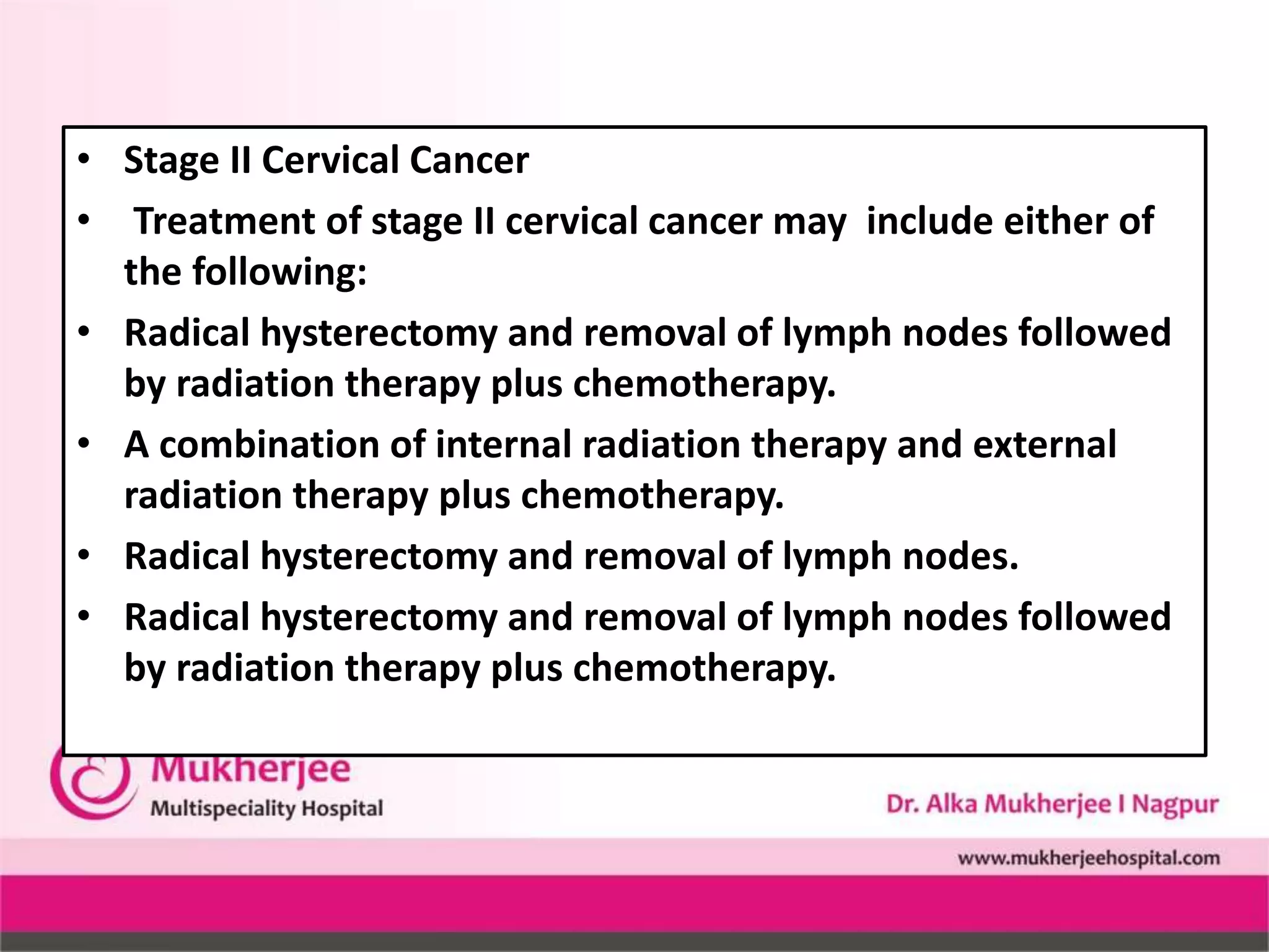 Cervical cancer by dr alka mukherjee dr apurva mukherjee nagpur m.s. | PPTX